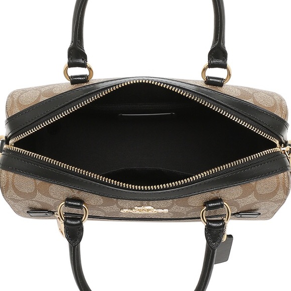 Coach | Bags | Coach Rowan Satchel Handbag In Signature Canvas | Poshmark